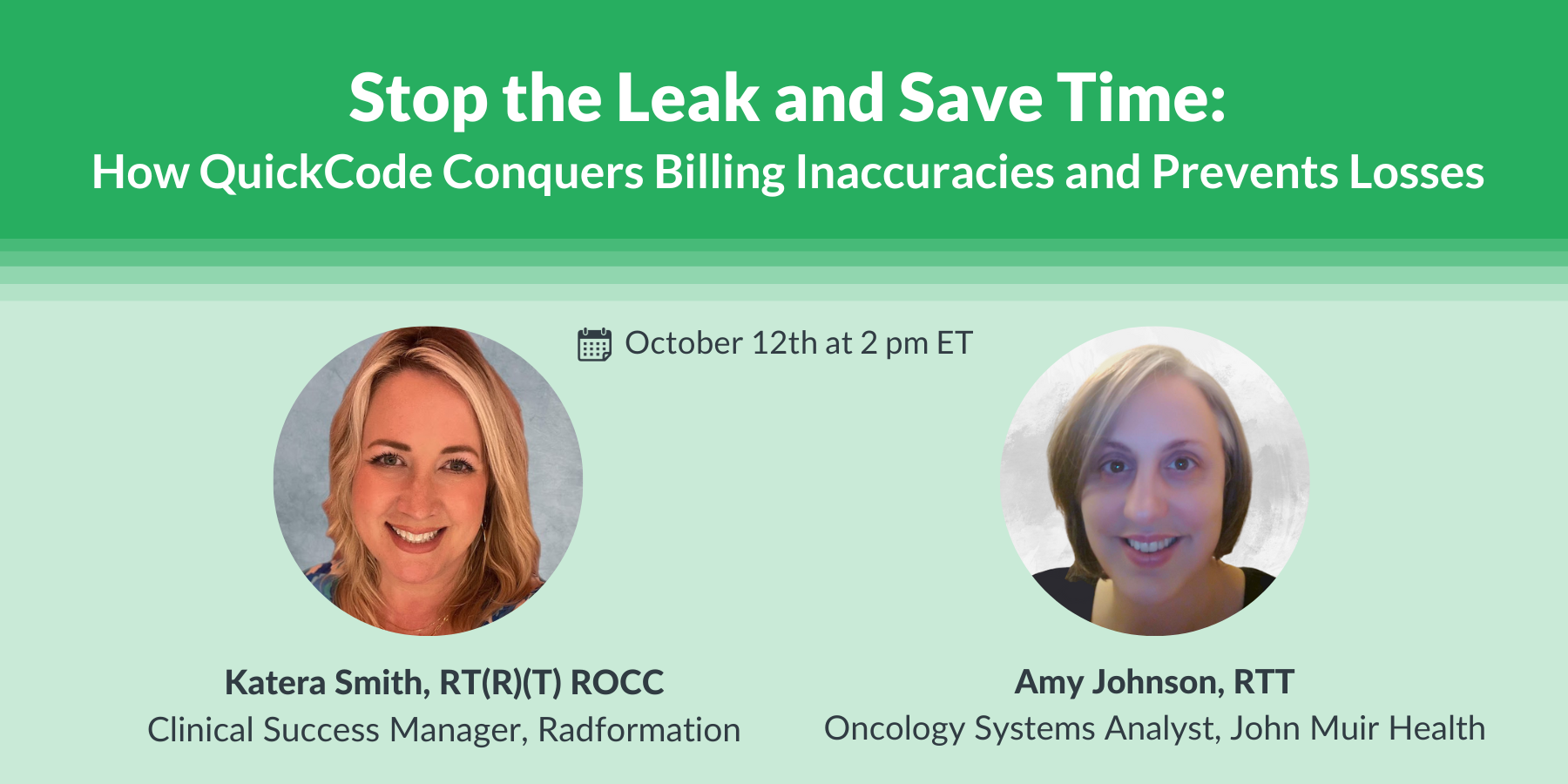 Stop the Leak and Save Time QuickCode Webinar