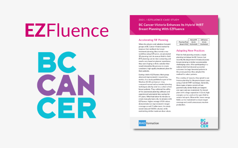 BC Cancer-Victoria EZFluence Case Study | Resource