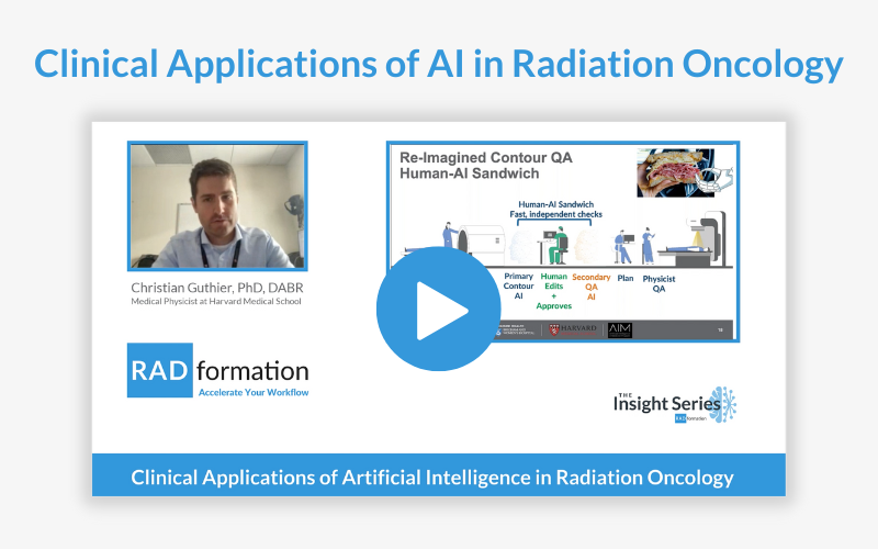 Clinical Applications of Artificial Intelligence in Radiation Oncology