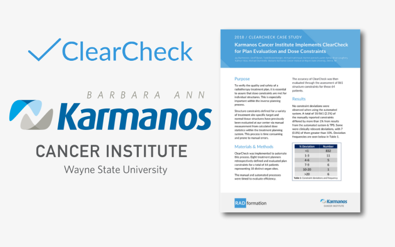 Karmanos ClearCheck Case Study | Resource