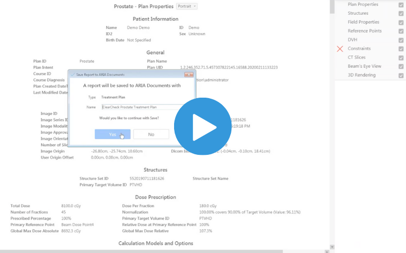 ClearCheck Direct Print Report To ARIA | Resources